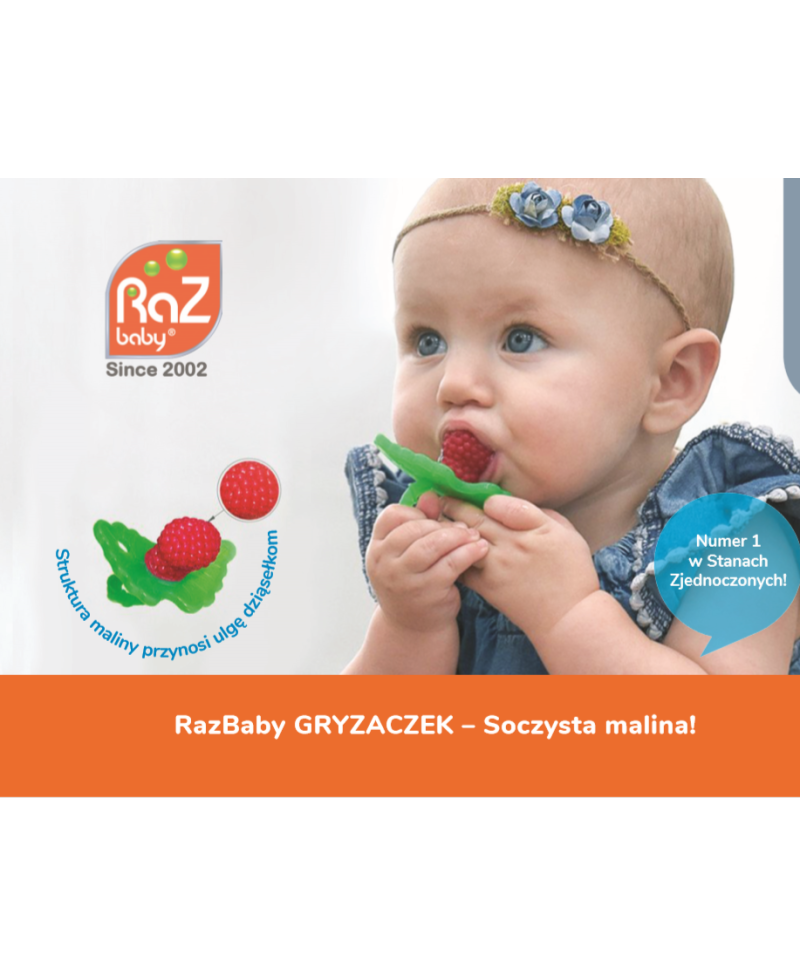 Gryzak RaZbaby - soczysta malina - MYMINI